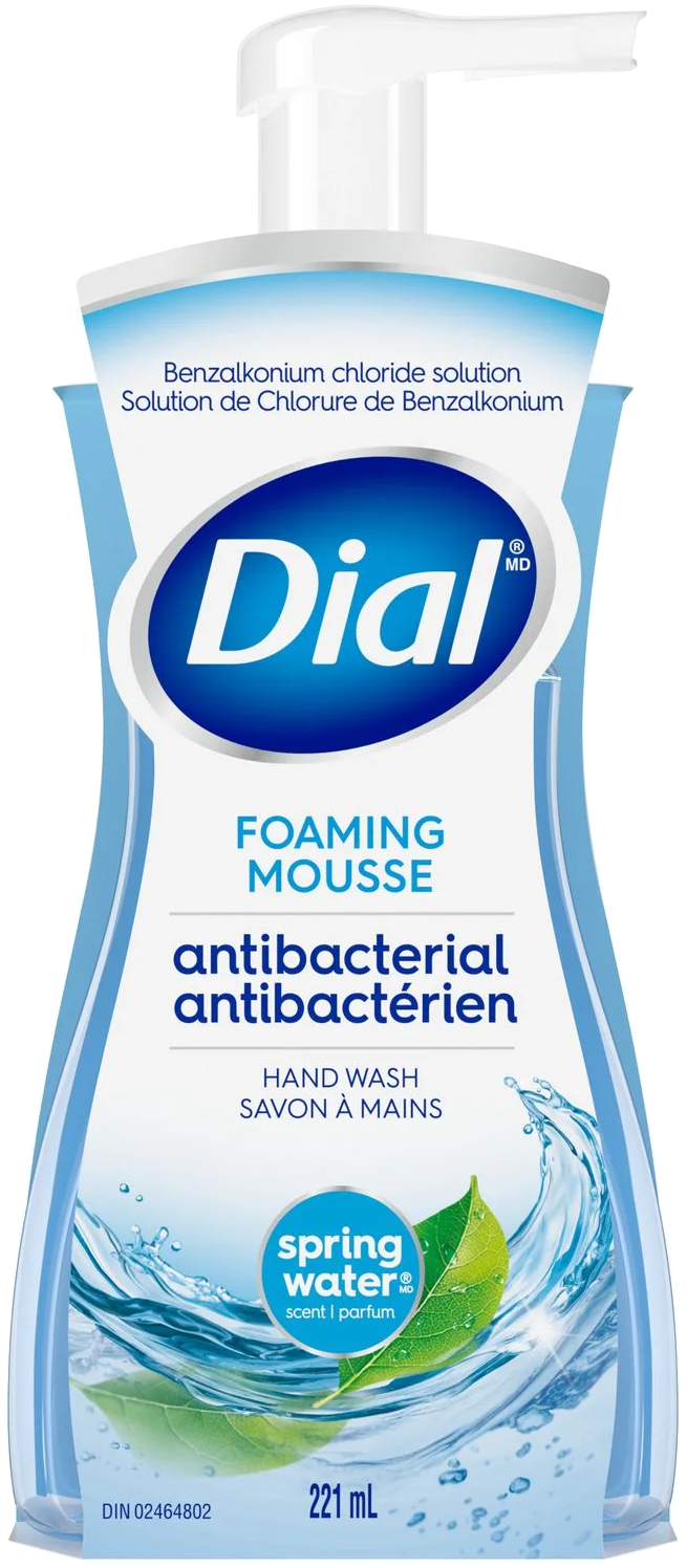 Dial Foaming Antibacterial Spring Water Scent Hand Wash 221mL – Viking ...
